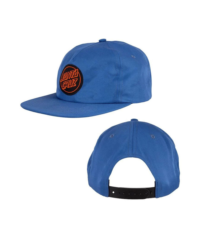 Santa Cruz - Snapback Reverse Dot - Bruin Blue - Flatspot Longboard Shop