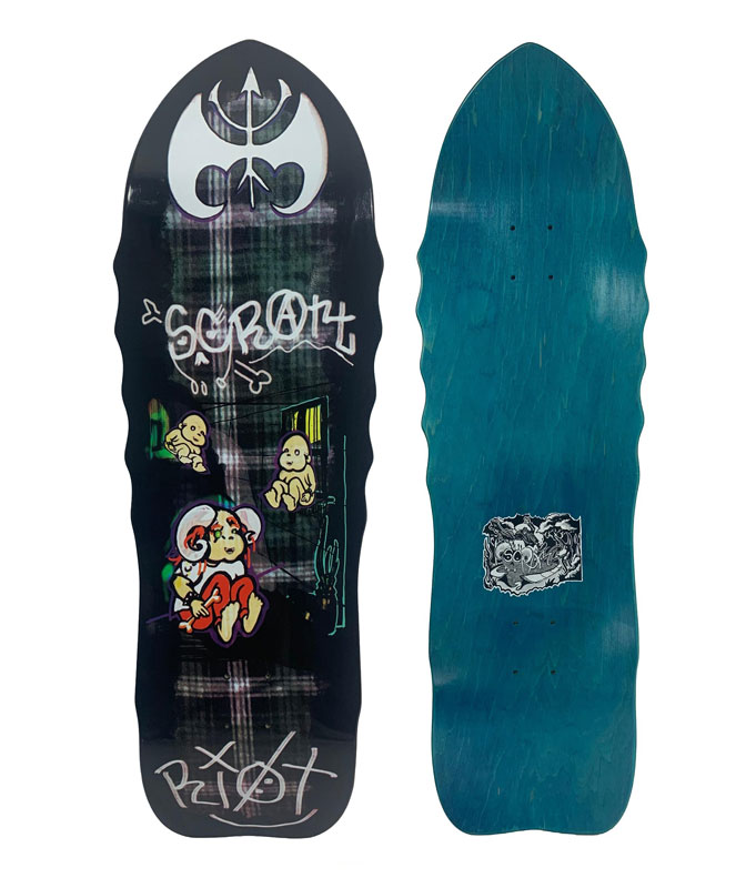 Scram - OD Lid - 10.25in x 33in Skateboard Deck