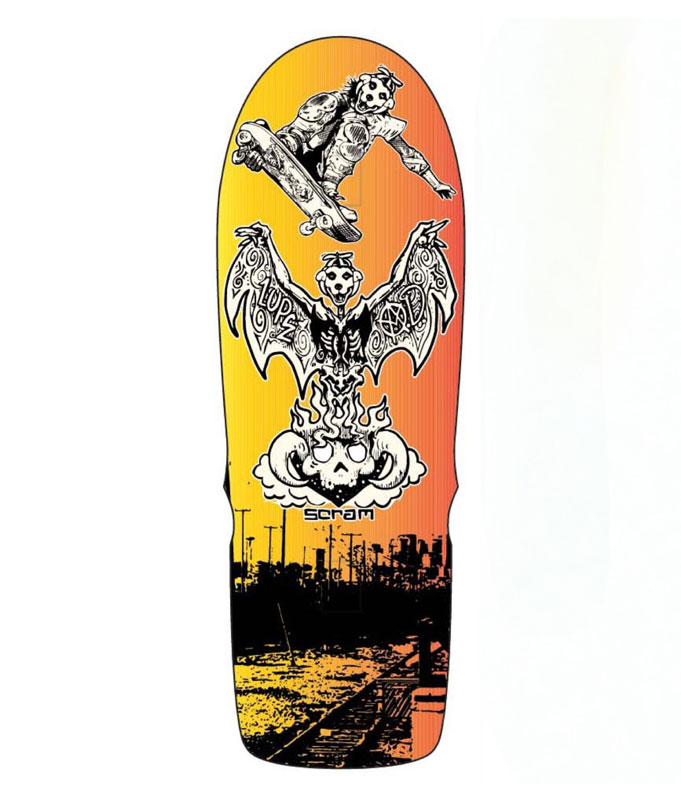 Scram Skates - CVJ - 10.5in x 31in skateboard deck
