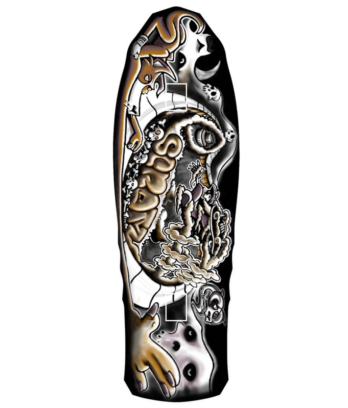 Scram Skates - Boneless - 10.125in x 31.25in skateboard deck