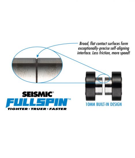 Seismic Skate - Fullspin 10mm Steel XT Built-In - Bearings