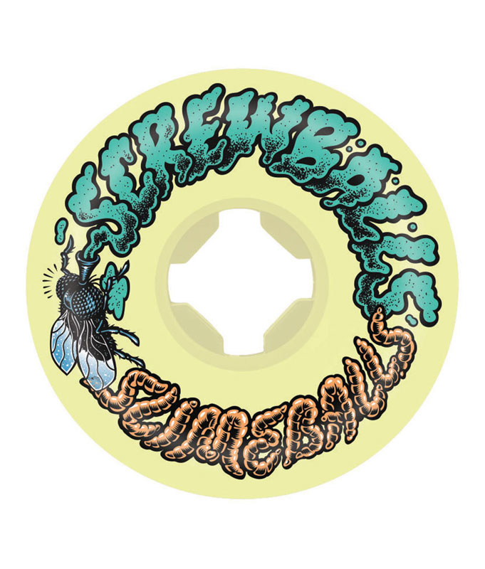 Slime Balls Wheels - Screw Balls Speed Balls Yellow - 54mm 99a