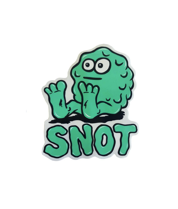 Snot Wheel Co - Booger Logo XS - Sticker - Flatspot Longboard Shop