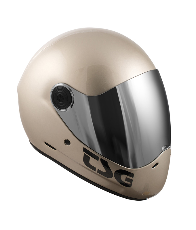 TSG - Pass Pro Fullface Helmet - Plateado - Flatspot Longboard Shop